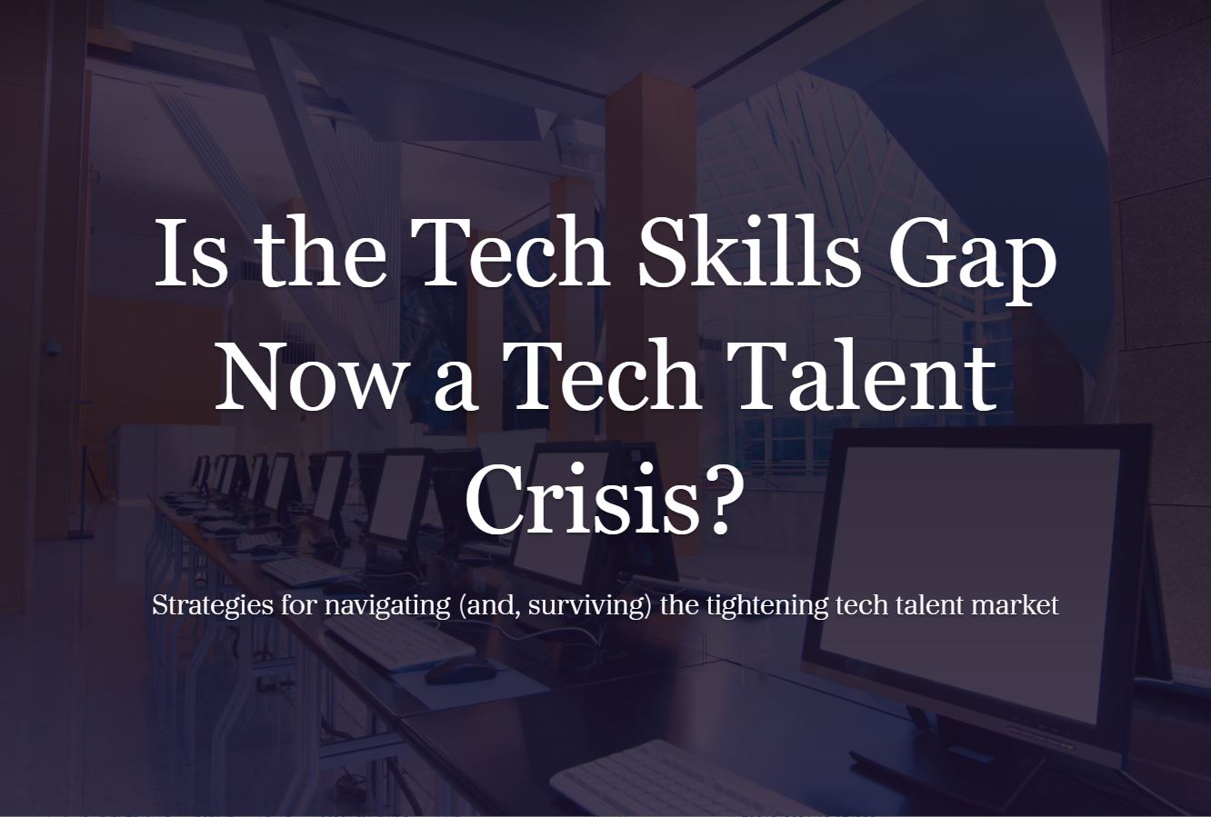 Tech skilling | Is the tech skills gap now a tech talent crisis? - AMS